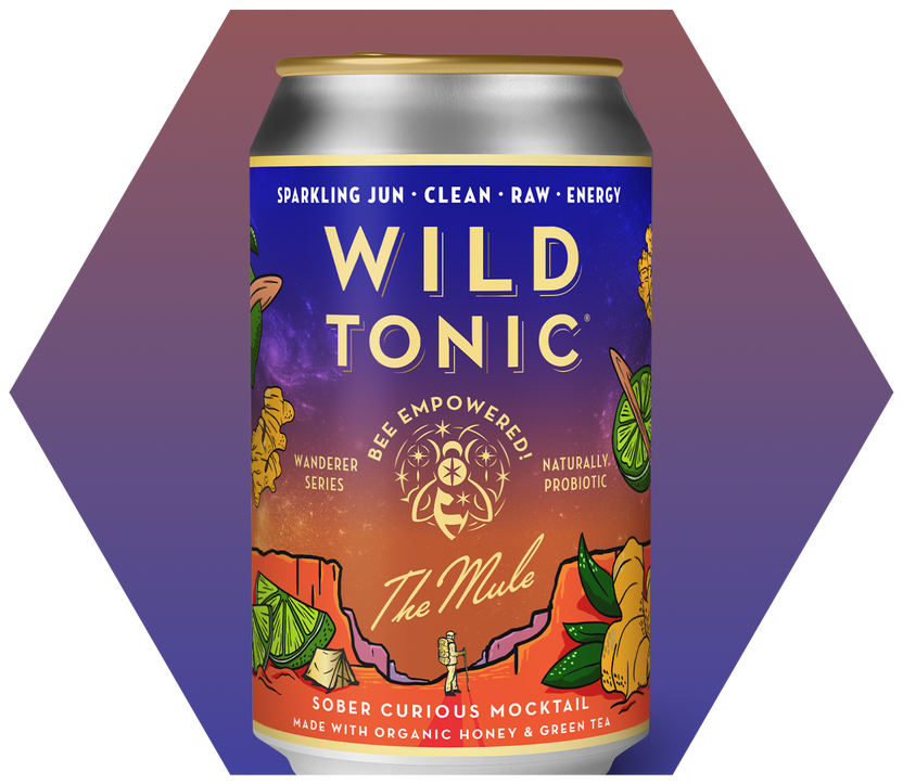 Sparkling Jun Made With Honey | WILD TONIC