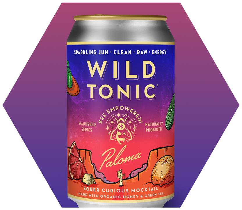 Sparkling Jun Made With Honey | WILD TONIC