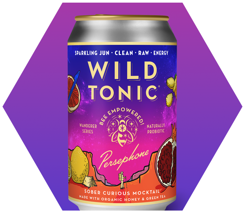 Sparkling Jun Made With Honey | WILD TONIC