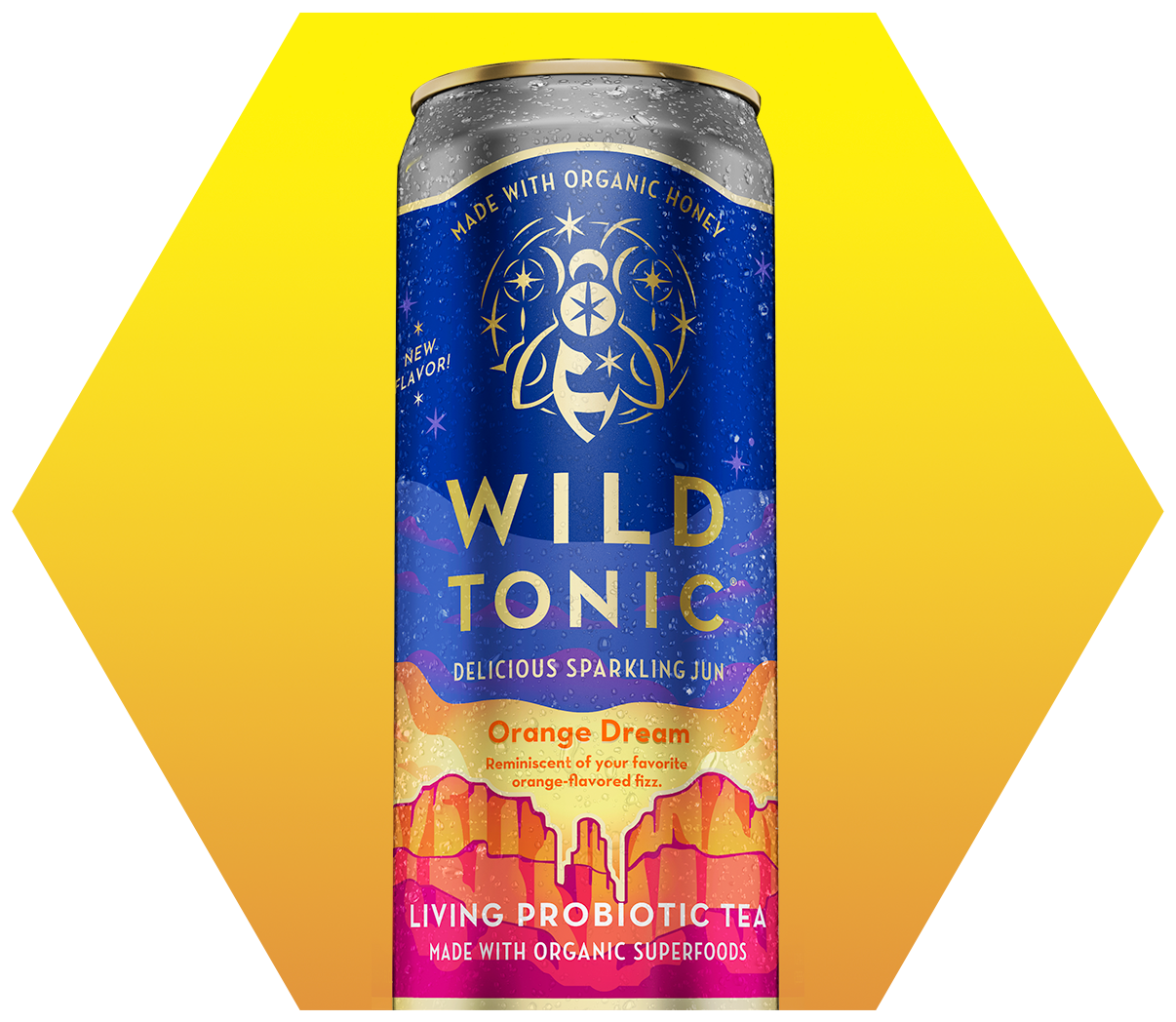 Sparkling Jun Made With Honey | WILD TONIC