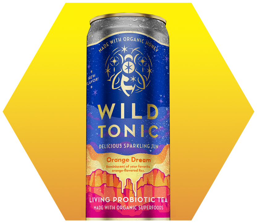 Sparkling Jun Made With Honey | WILD TONIC