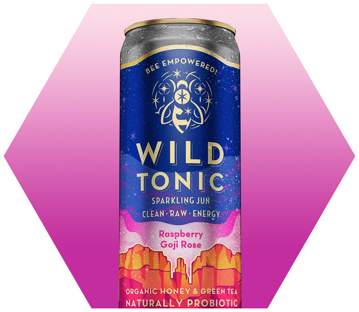 Sparkling Jun Made With Honey | WILD TONIC