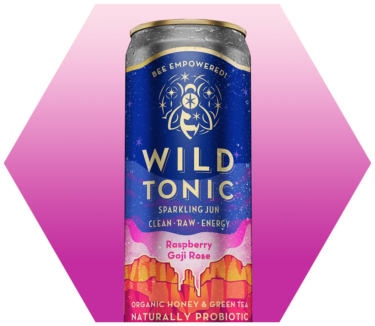 Sparkling Jun Made With Honey | WILD TONIC