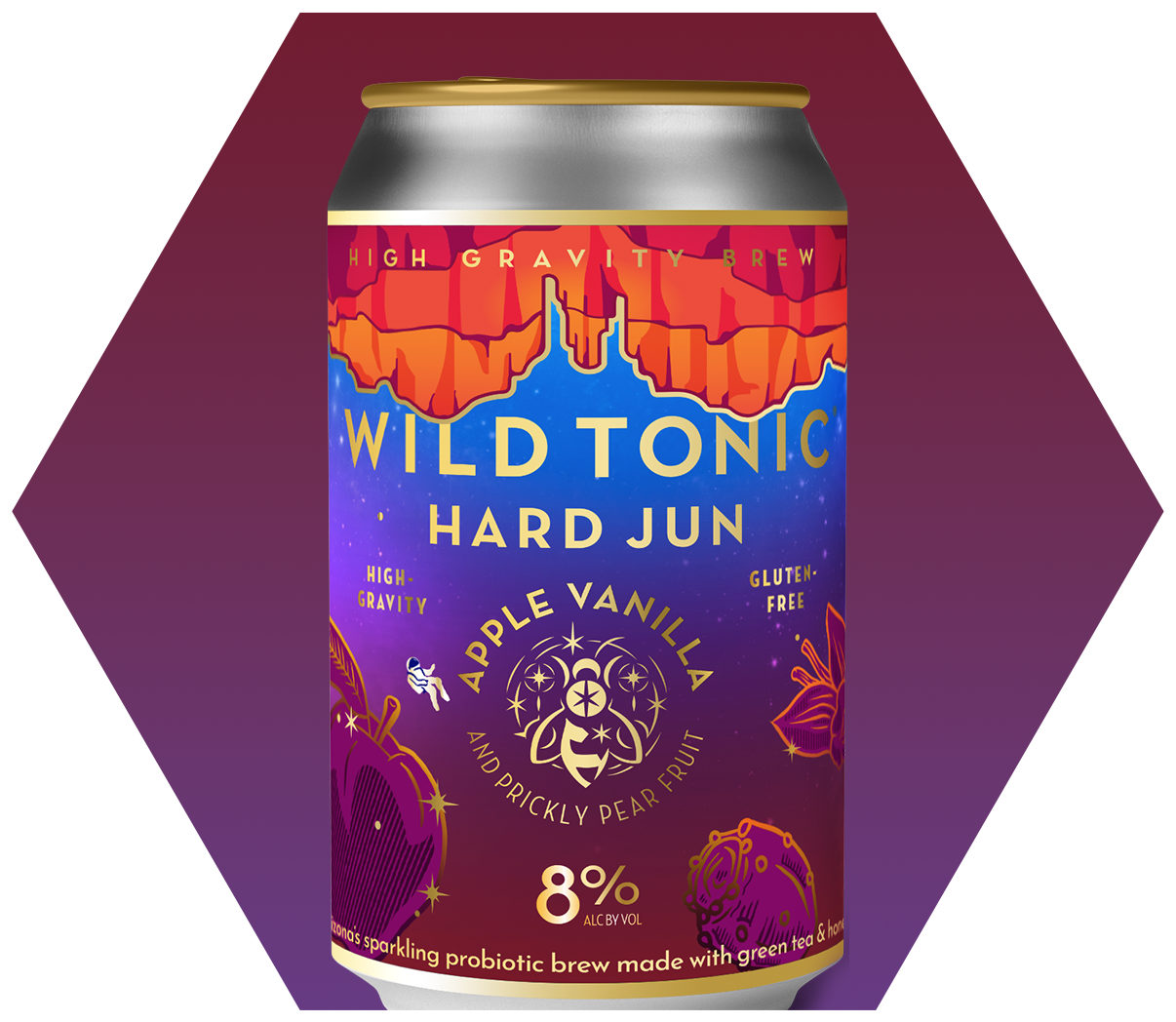 Sparkling Jun Made With Honey | WILD TONIC