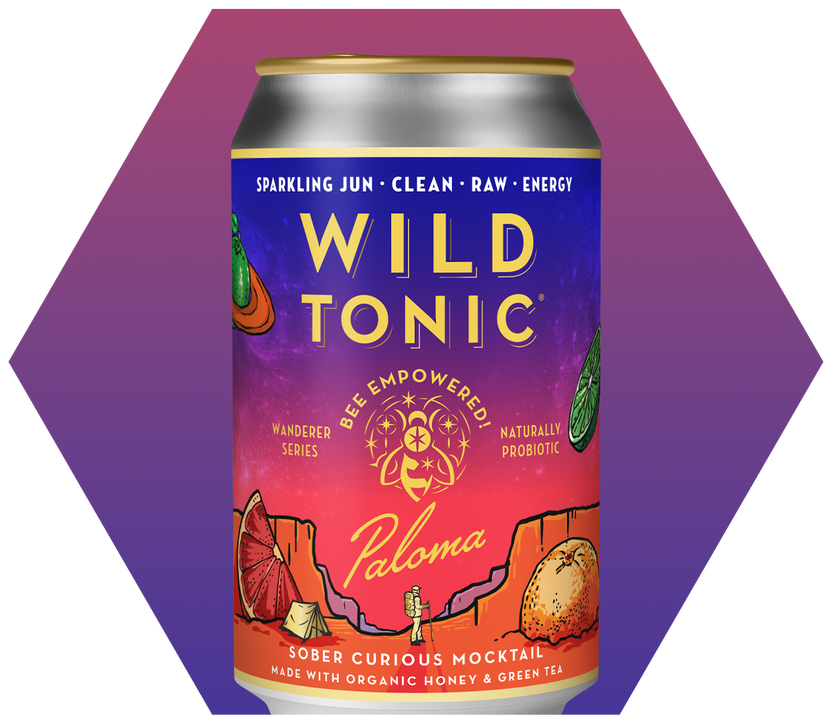 Sparkling Jun Made With Honey | WILD TONIC
