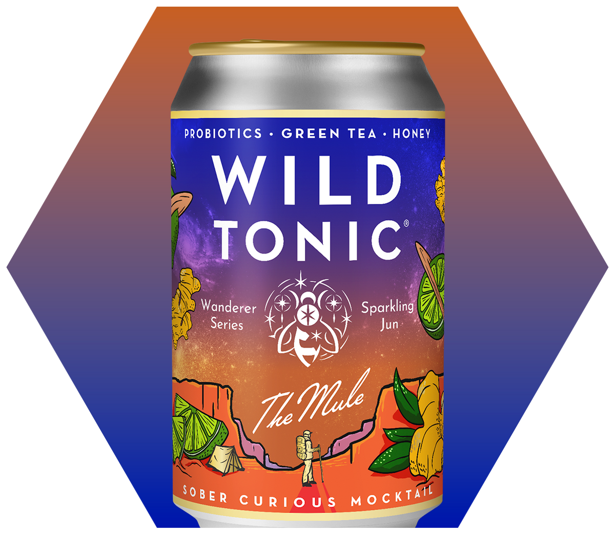 Sparkling Jun Made With Honey | WILD TONIC