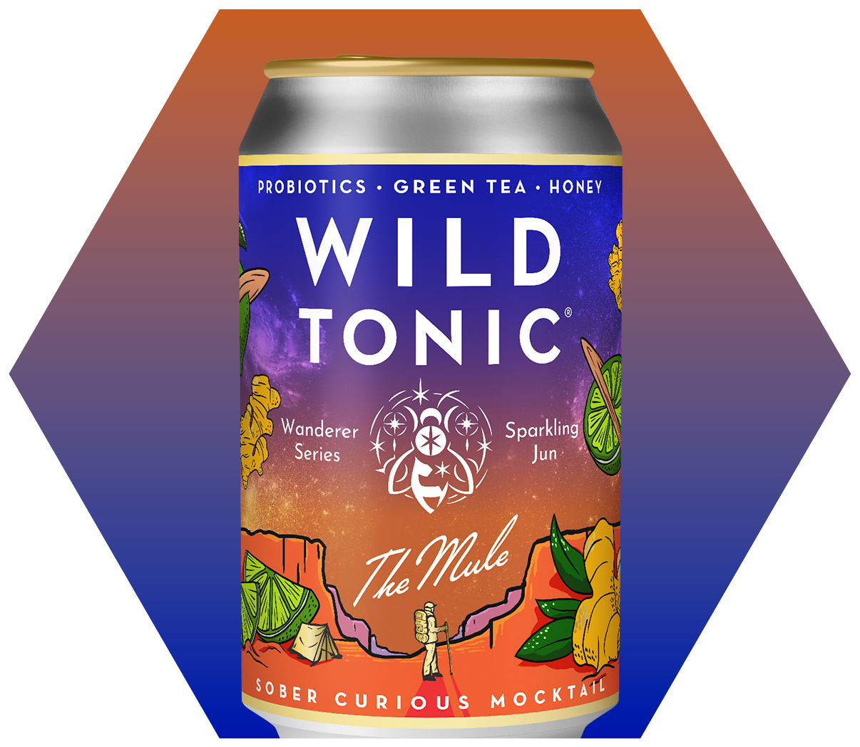 Sparkling Jun Made With Honey | WILD TONIC