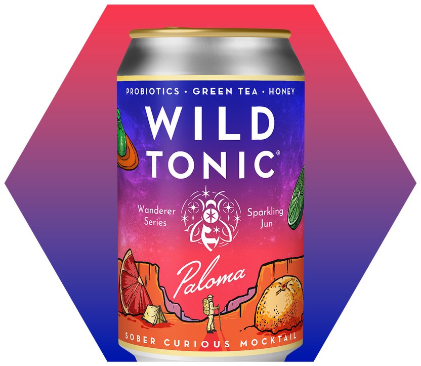 Sparkling Jun Made With Honey | WILD TONIC