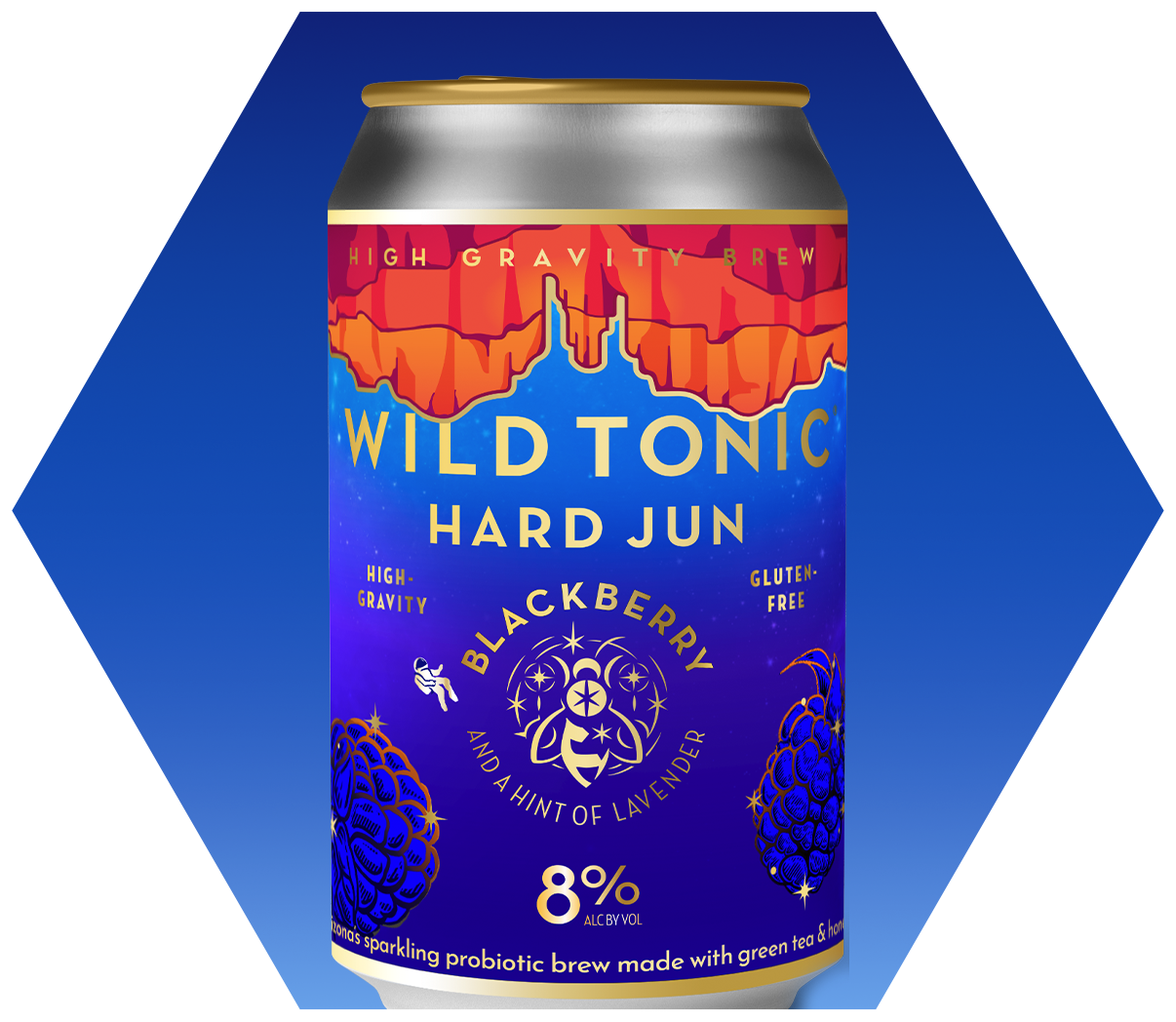 Sparkling Jun Made With Honey | WILD TONIC